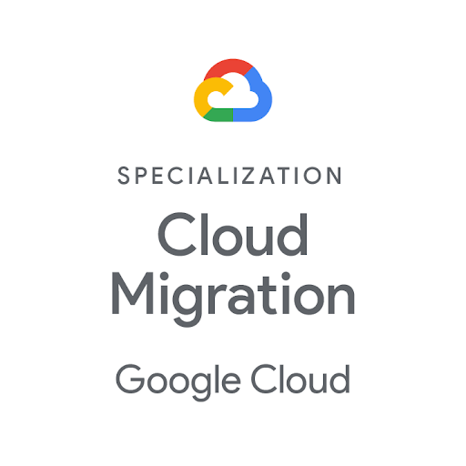 Cloud Migration logo - Google Cloud 프리미어 파트너 메가존소프트